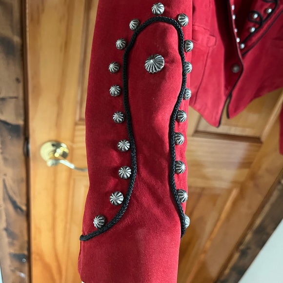 Tony Lama | Jackets & Coats | Vintage Tony Lama Red Suede Leather ...